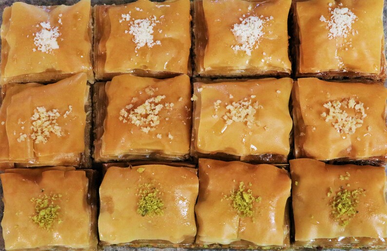 Homemade Variety Baklava Package | Etsy