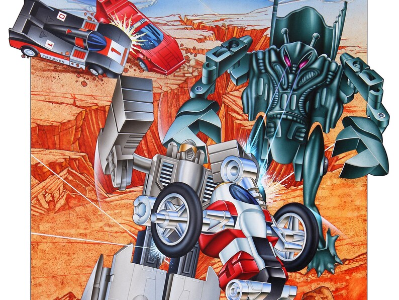 Tonka Toys 80s Gobots Giclee Print Poster Artwork Art Illustration ...