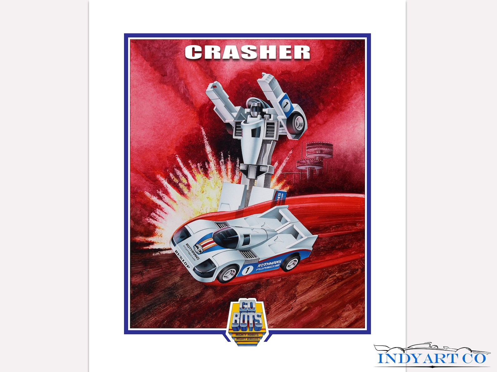 Tonka Toys 80s Gobots Crasher Giclee Print Poster Artwork Art ...