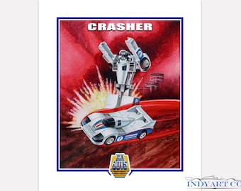 Tonka Toys 80s Gobots Turbo Giclee Print Promo Poster Artwork Art ...