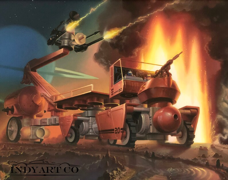 Tonka Toys Legions of Power Motorized Land Enemy 2 Original Oil ...