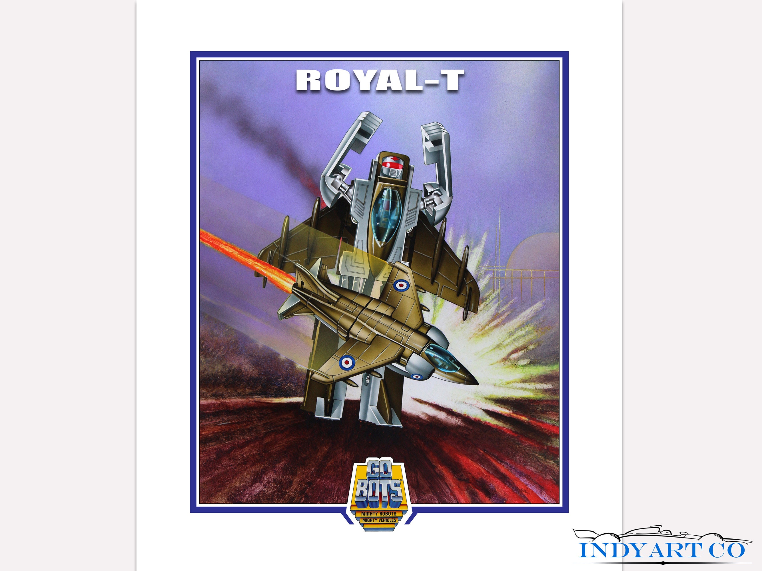 Tonka Toys 80s Gobots Royal-t Giclee Print Poster Artwork Art ...