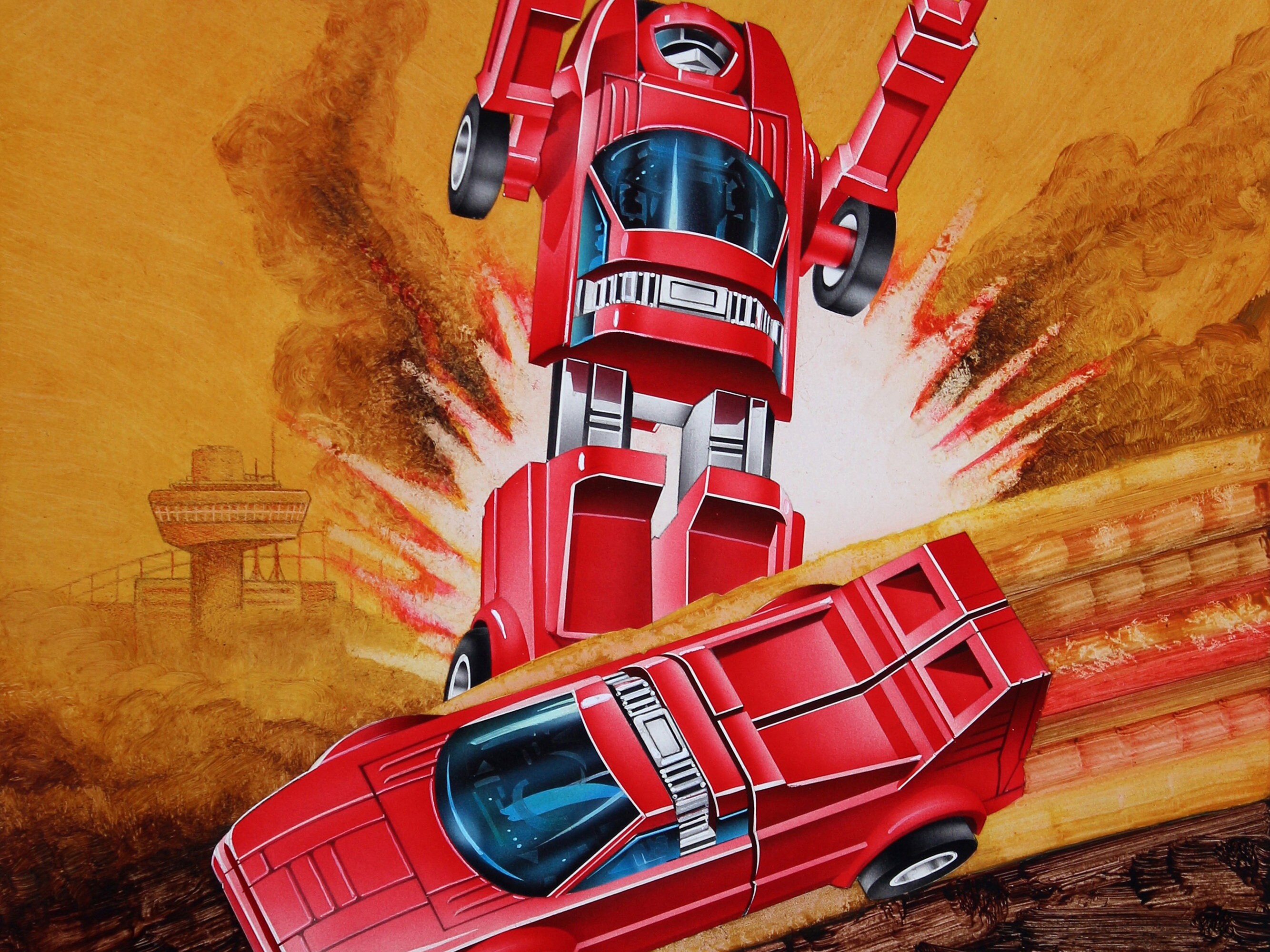 Tonka Toys 80s Gobots Turbo Giclee Print Promo Poster Artwork Art ...