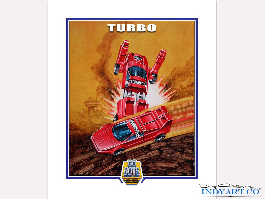 Tonka Toys 80s Gobots Turbo Giclee Print Promo Poster Artwork Art ...