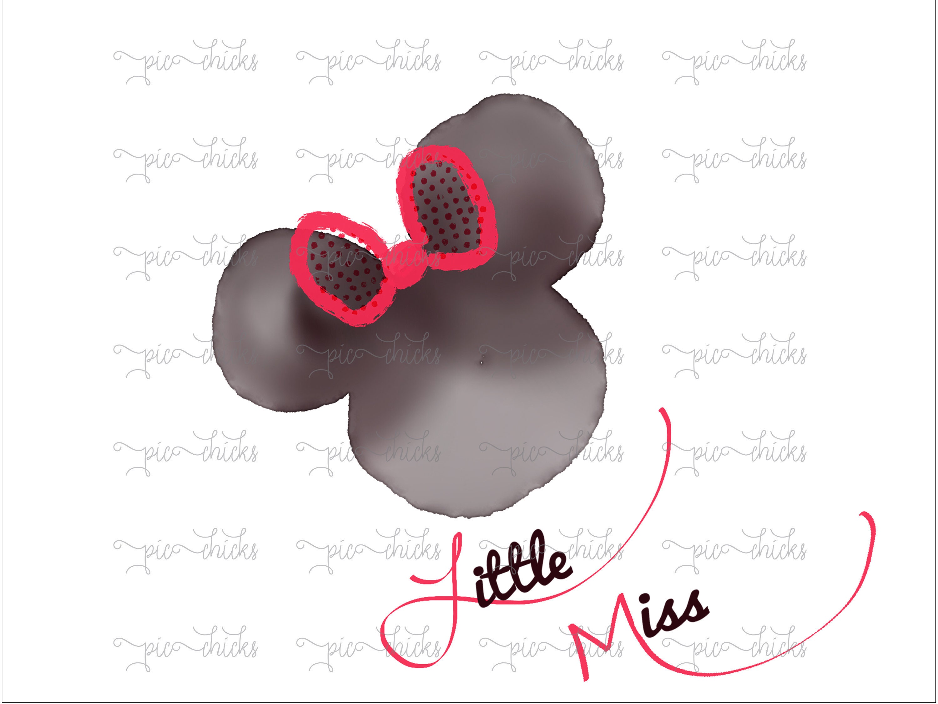 Little Miss Mouse, PNG, Sublimation Graphics, Instant Download, Clipart ...