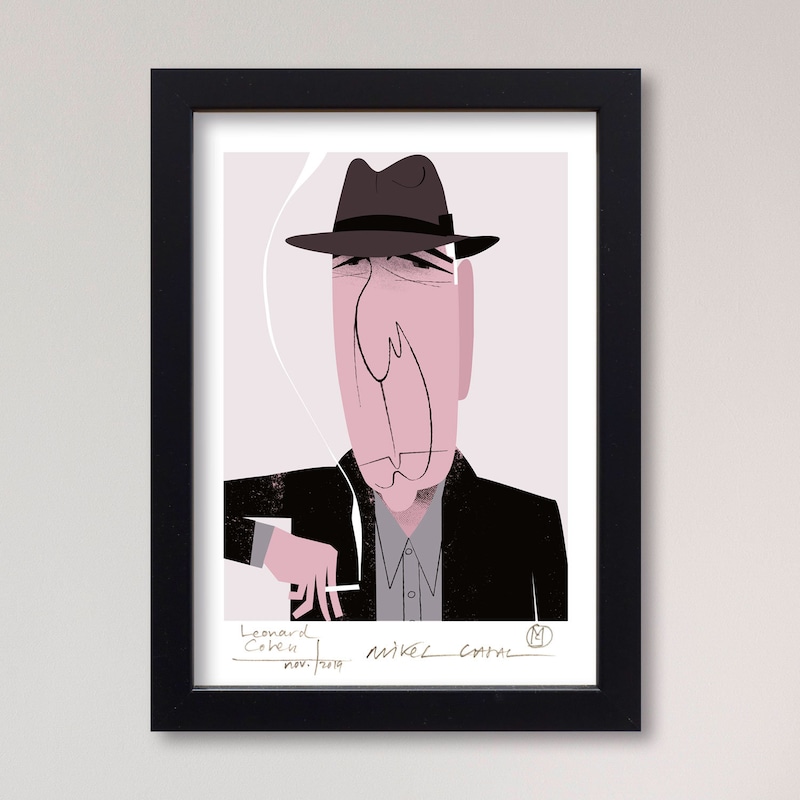 Leonard Cohen Art - Etsy