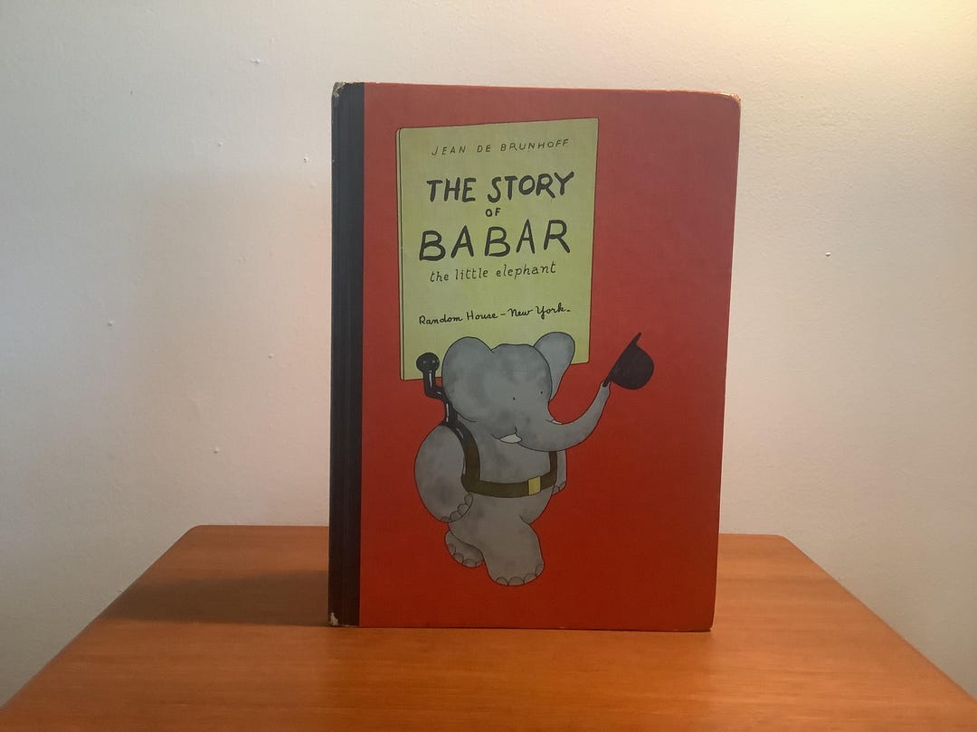 The Story of Babar: the Little Elephant - Etsy