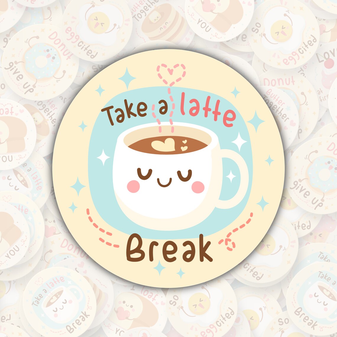 Food Pun / Cute Saying STICKERS 6 Designs to Choose From - Etsy