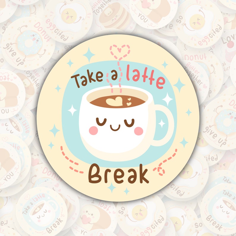 Food Pun / Cute Saying STICKERS 6 Designs to Choose From - Etsy