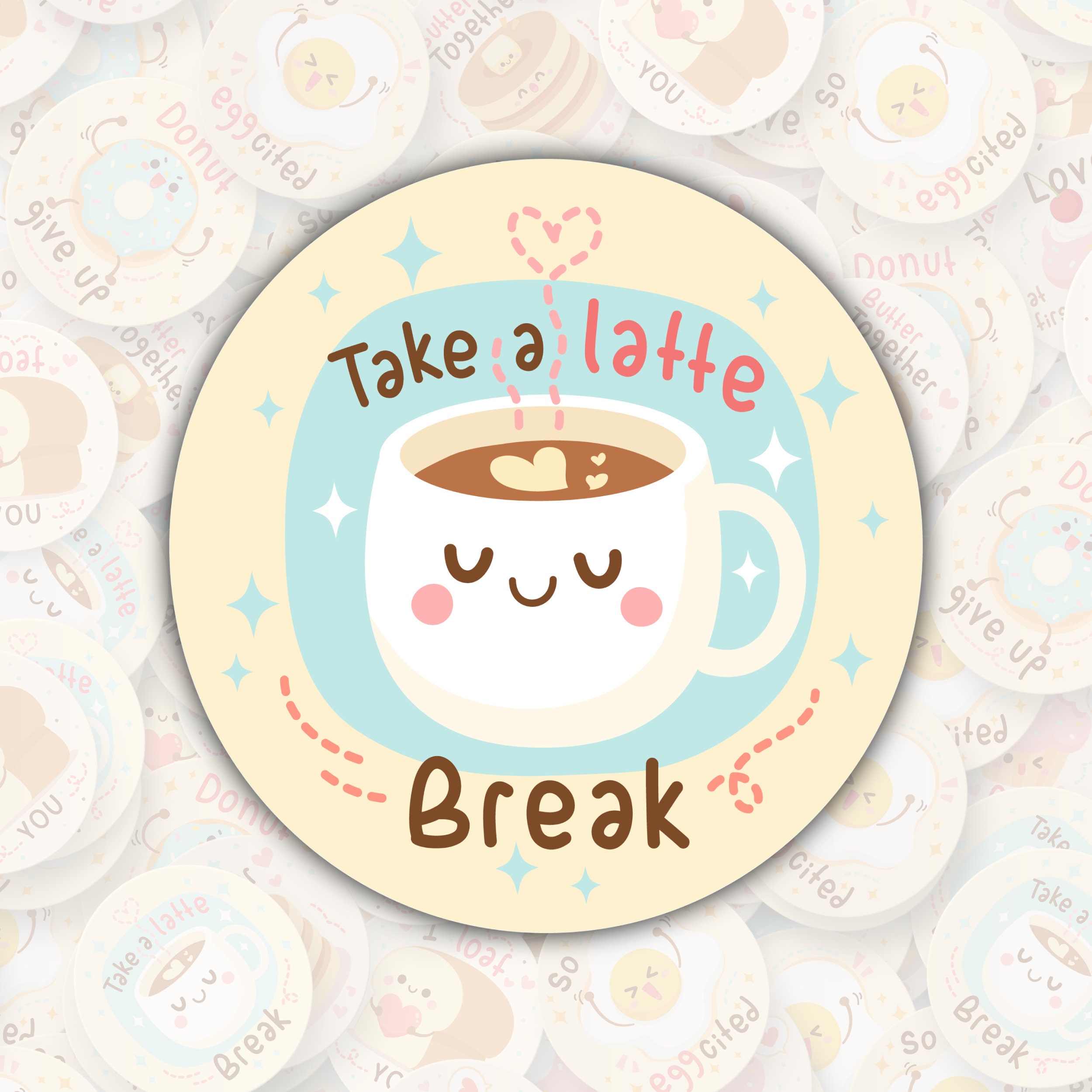 Food Pun / Cute Saying STICKERS 6 Designs to Choose From - Etsy