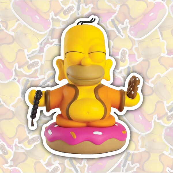 Meditating Homer Simpson - Etsy
