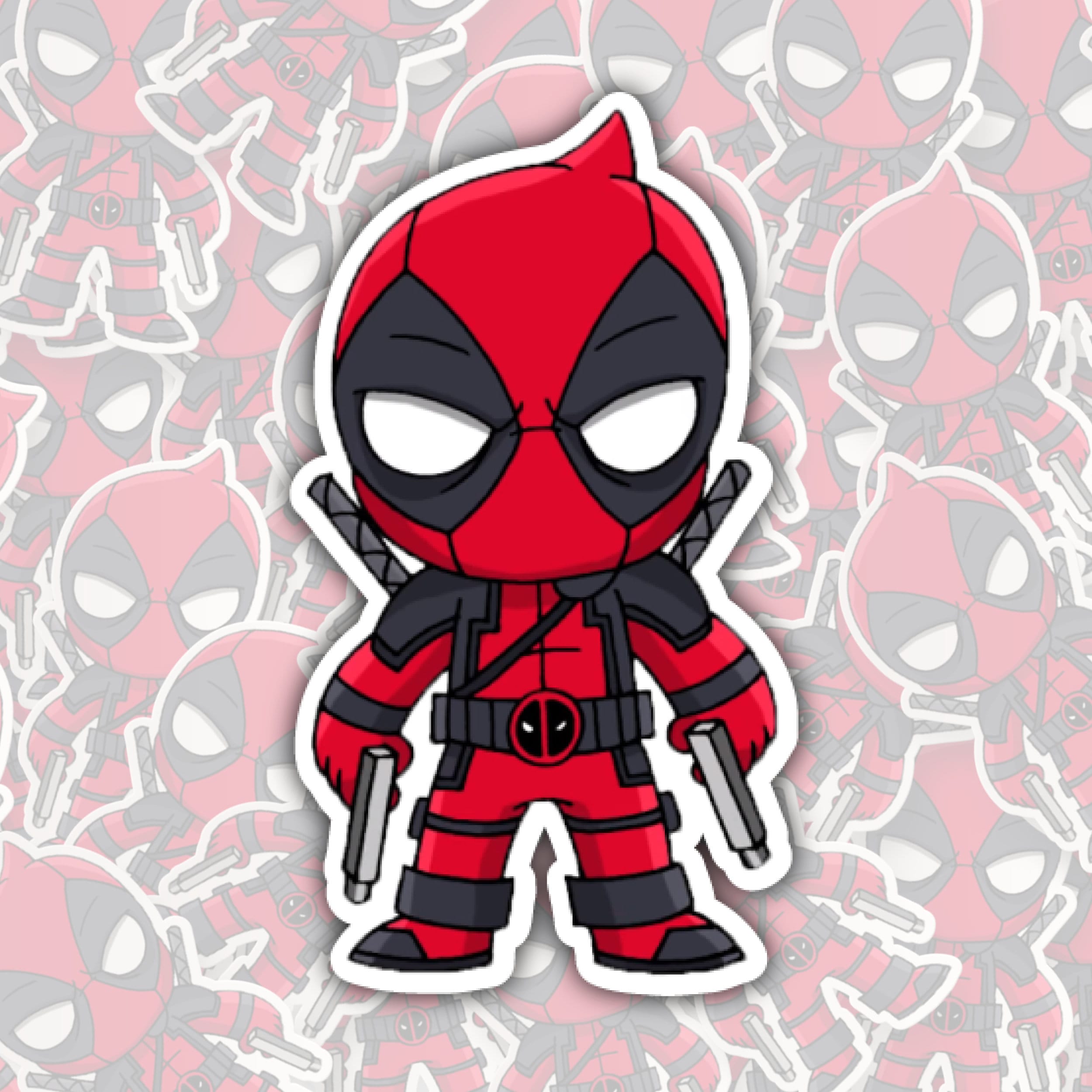 Deadpool STICKER Die Cut Waterproof Vinyl Sticker - Etsy
