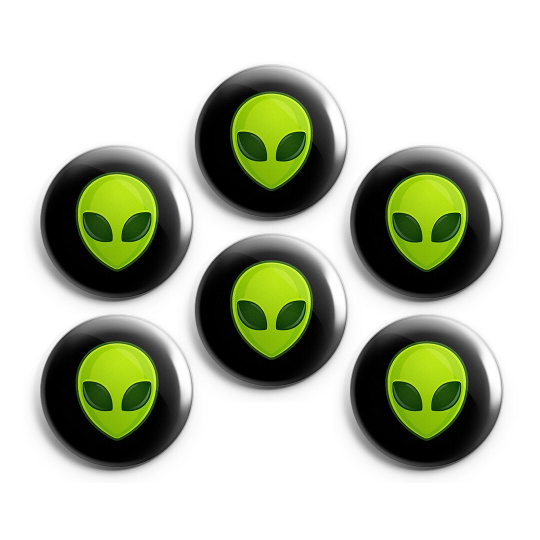 ALIEN FACE Magnete / Button Buttons / Abzeichen 1 Zoll oder 1,75 Zoll ...