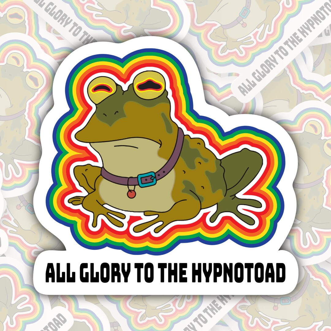 All Glory to the Hypnotoad STICKER OR MAGNET Die-cut Vinyl Decal ...