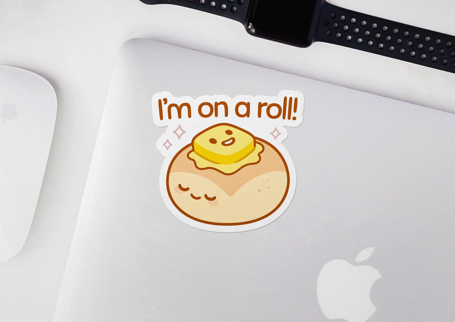 I'm on A Roll STICKER Die Cut Waterproof Vinyl Sticker - Etsy