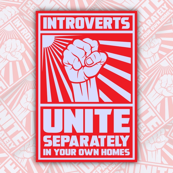 Introverts Unite - Etsy