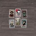 Horror Killers Tarot Cards Set of 6 STICKER OR MAGNET Die-cut Vinyl ...