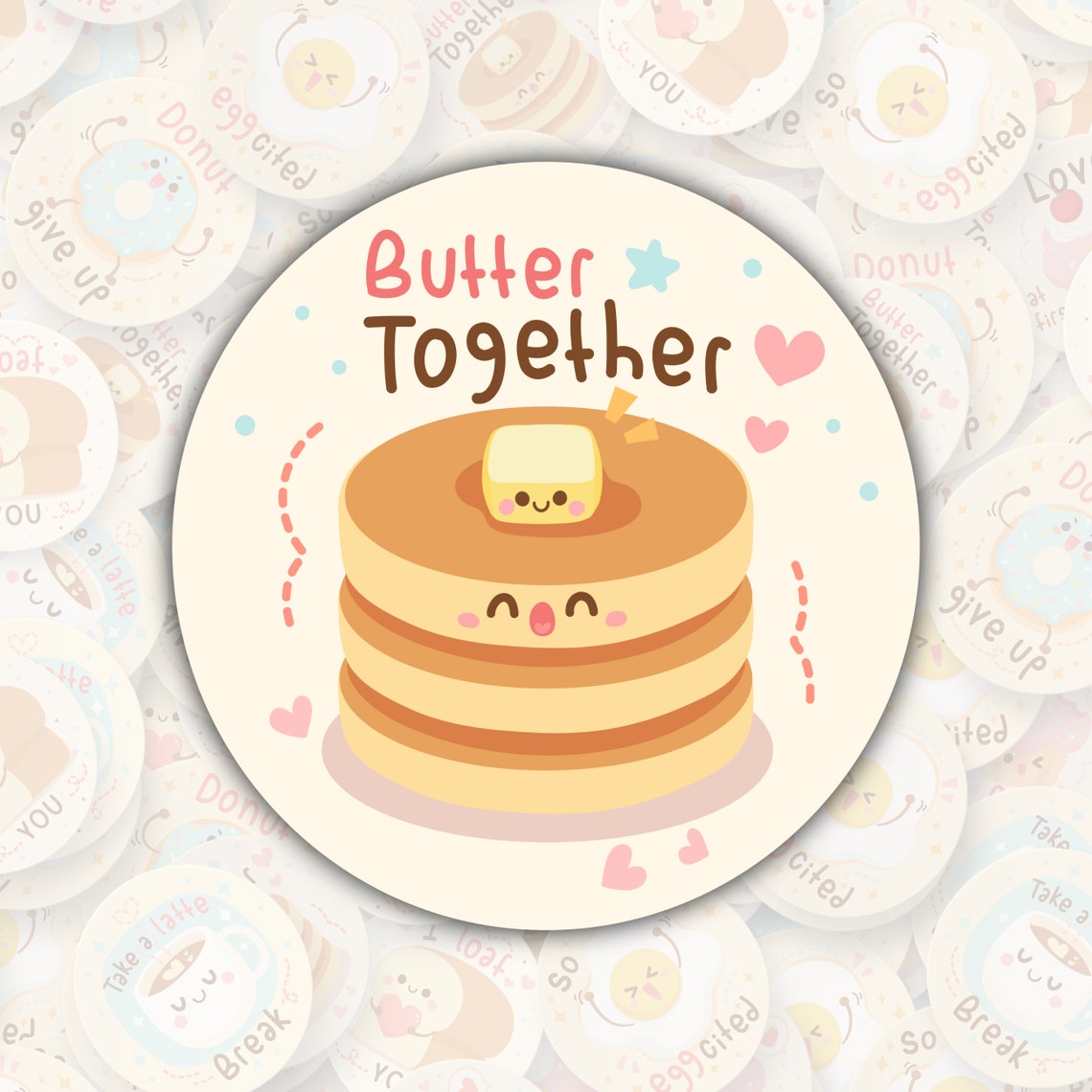 Food Pun / Cute Saying STICKERS 6 Designs to Choose From - Etsy