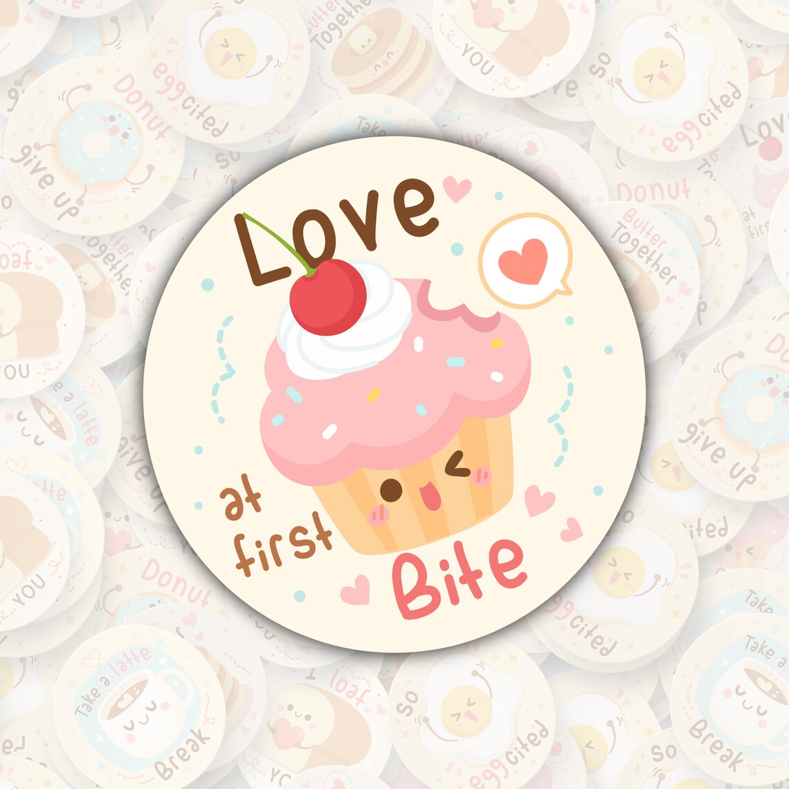 Food Pun / Cute Saying STICKERS 6 Designs to Choose From - Etsy