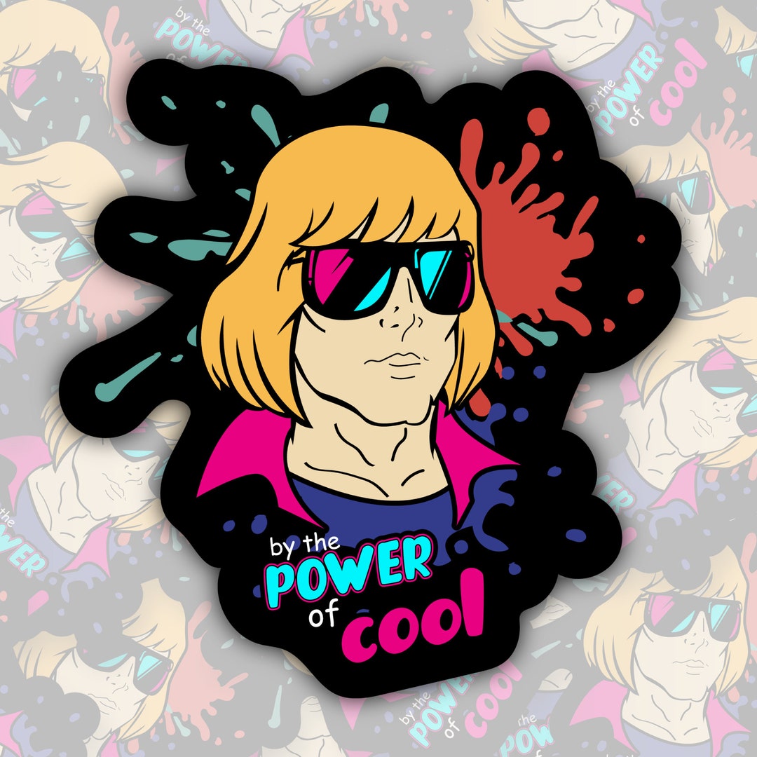 He-man by the Power of Cool STICKER OR MAGNET Die-cut Vinyl Decal ...