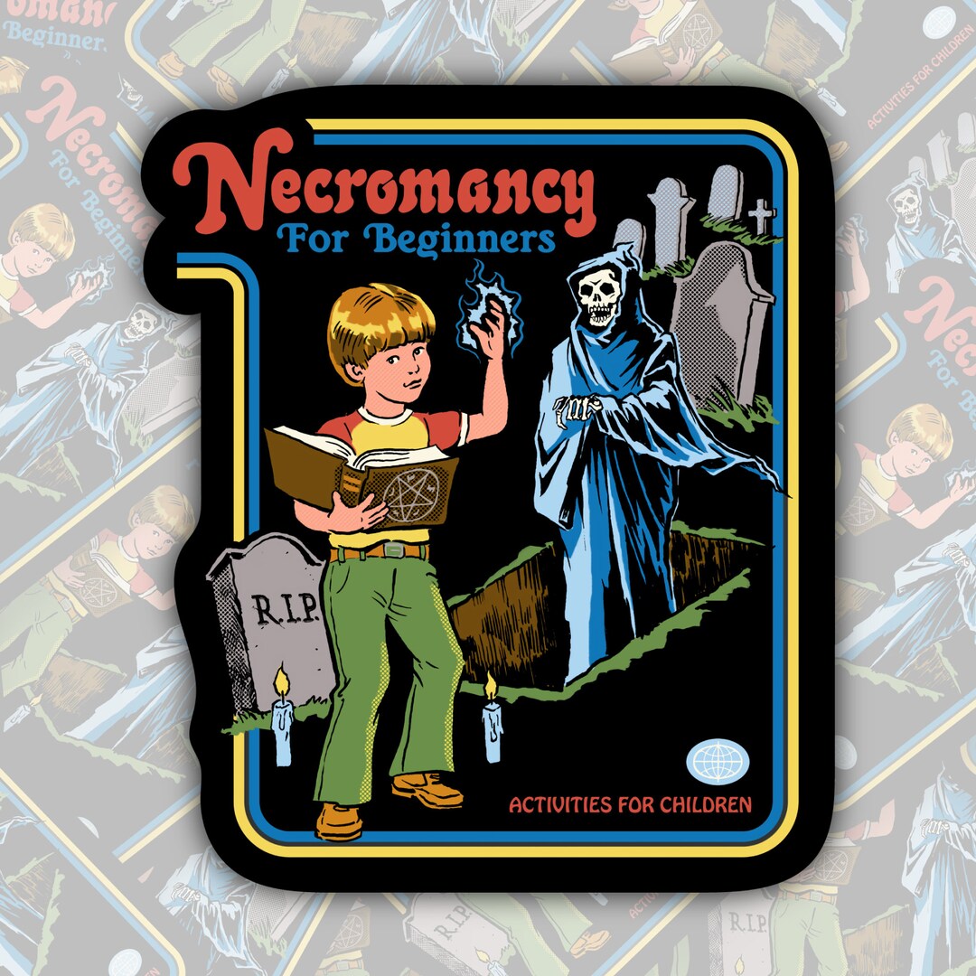 Necromancy for Beginners STICKER Die Cut Waterproof Vinyl - Etsy