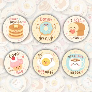 Food Pun / Cute Saying STICKERS 6 Designs to Choose From - Etsy