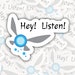 LOZ Navi Hey Listen STICKER Die Cut Waterproof Vinyl Sticker - Etsy