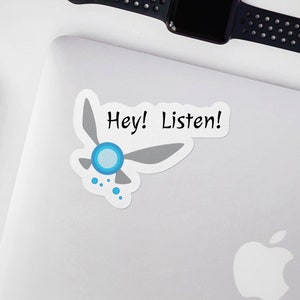 LOZ Navi Hey Listen STICKER Die Cut Waterproof Vinyl Sticker - Etsy