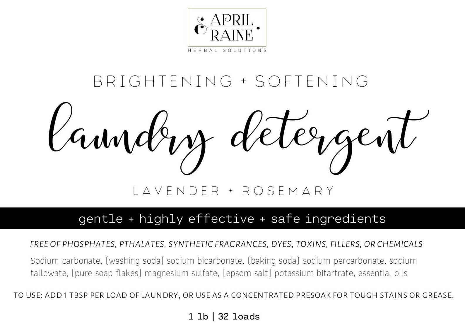 Laundry Detergent | Natural Laundry Soap | Gentle Laundry Powder ...