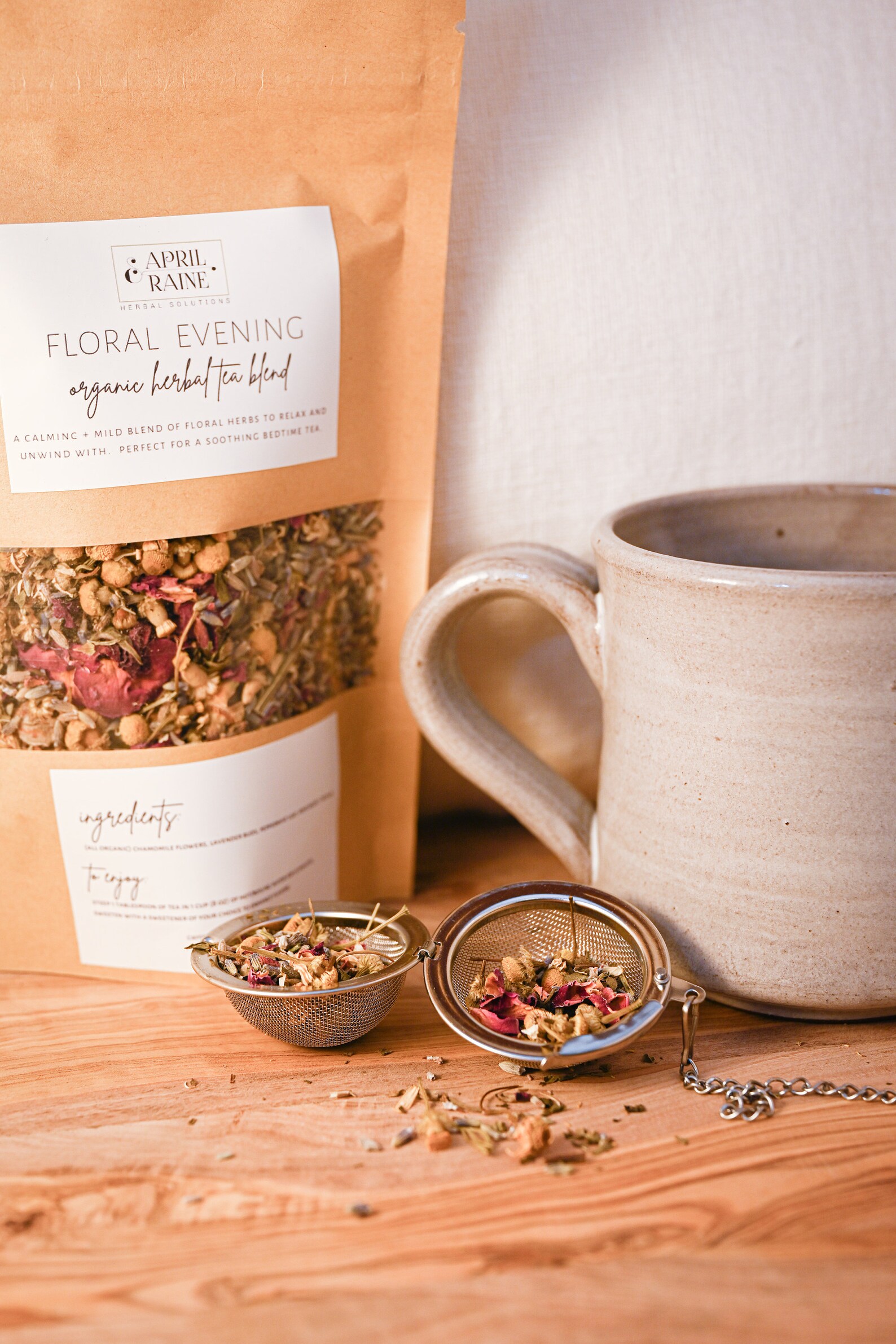 Organic Herbal Tea Blend Relaxing & Soothing Loose Leaf Tea - Etsy UK