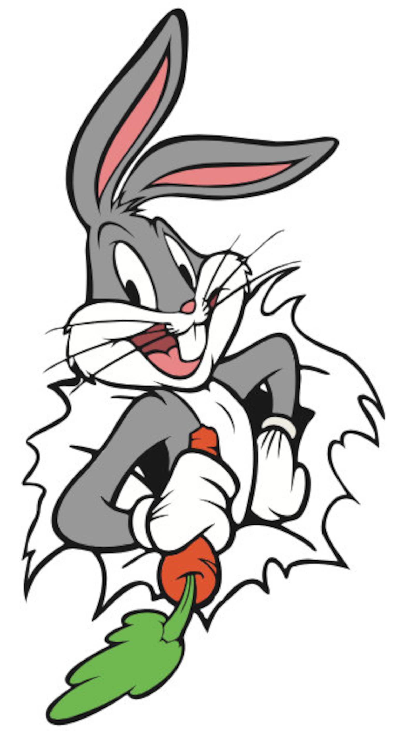 SVG Bugs Bunny, Bugs Bunny Vector, Stay Crazy, Looney Tunes PDF, Bunny ...