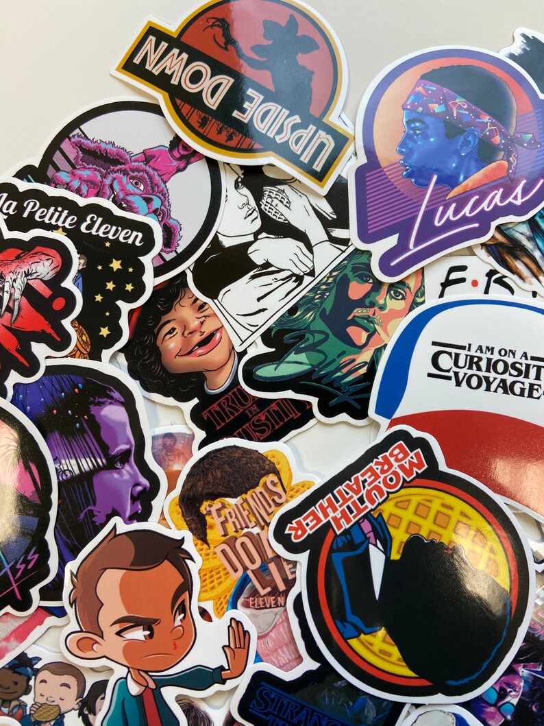 Stranger Things Random Sticker Pack Pack Of 5 Etsy