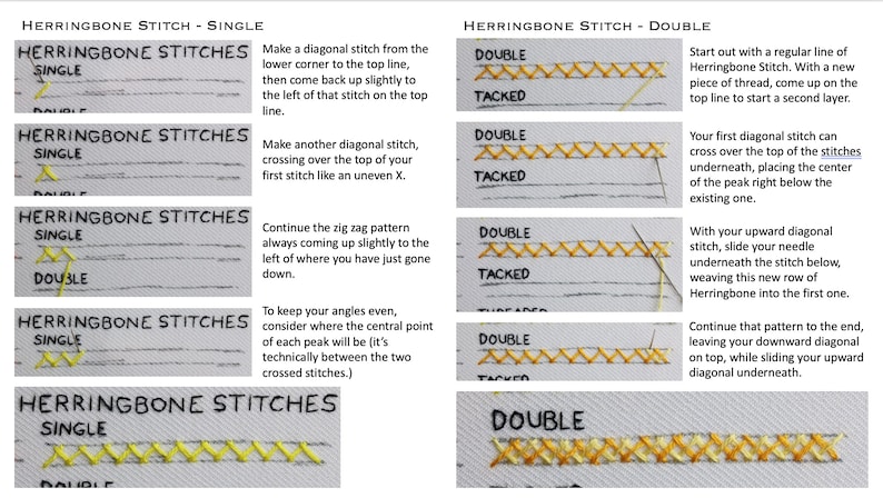 Hand Embroidery Intermediate Modular Sampler | PDF Pattern - Etsy