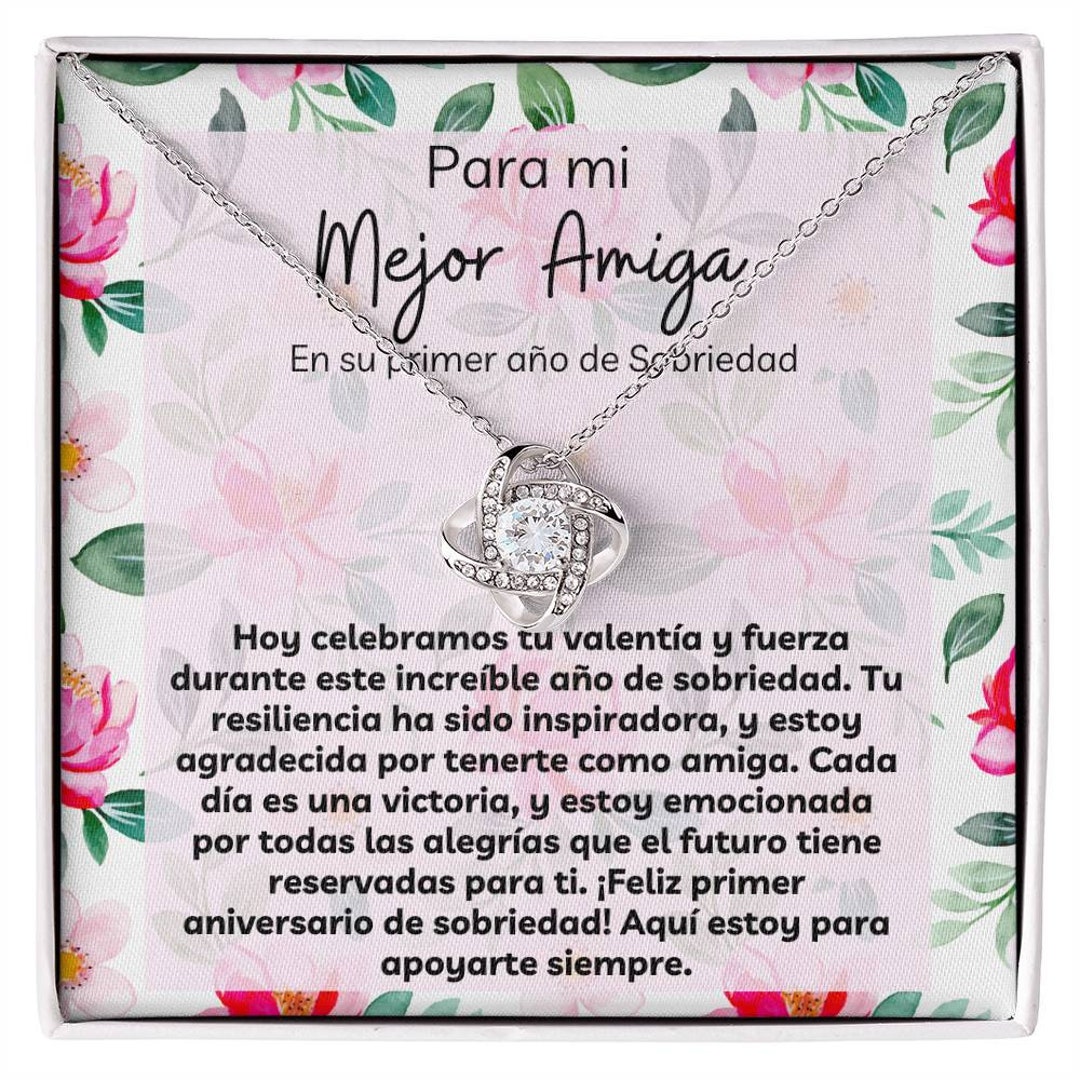 Regalo Para Mejor Amiga, Collar De Corazones Con Tarjeta, Mejores ...