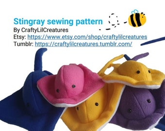 Stingray Sewing Pattern - Etsy
