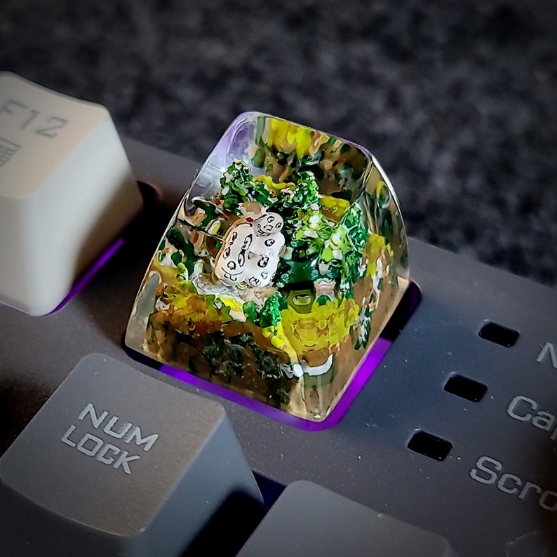 Ice Age Sid Manny Scrat Artisan Keycap , Custom Keycap , Movie Keycap, Keyboard Caps, Nature ...