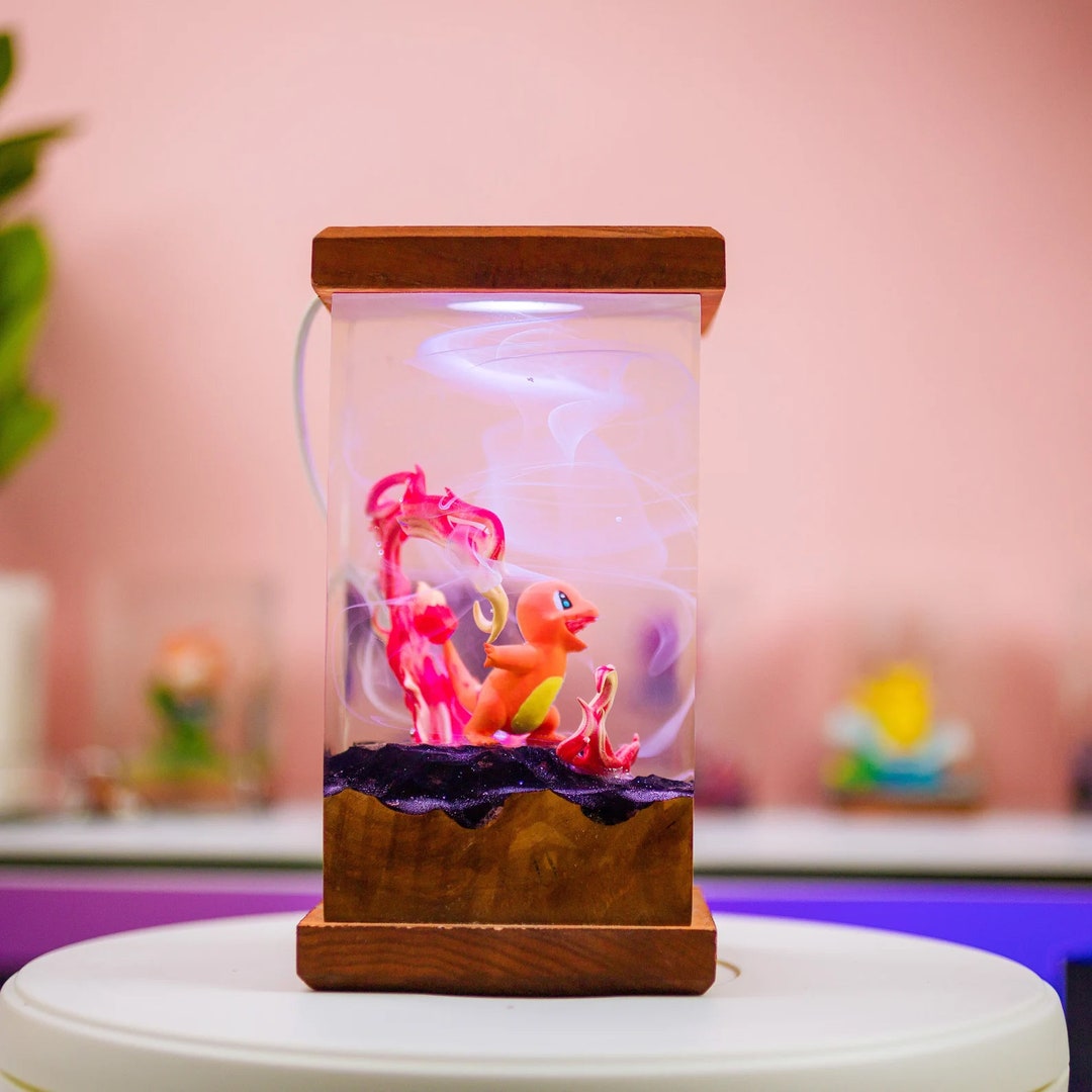 Charmander Pokemon Lamp, Bedroom Lamp, Lamp for Desk Decor, Gift for ...