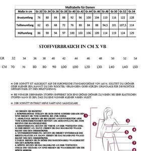 PDF Pattern for a Women's Shirt in Sizes 32 to 54 in German - Etsy