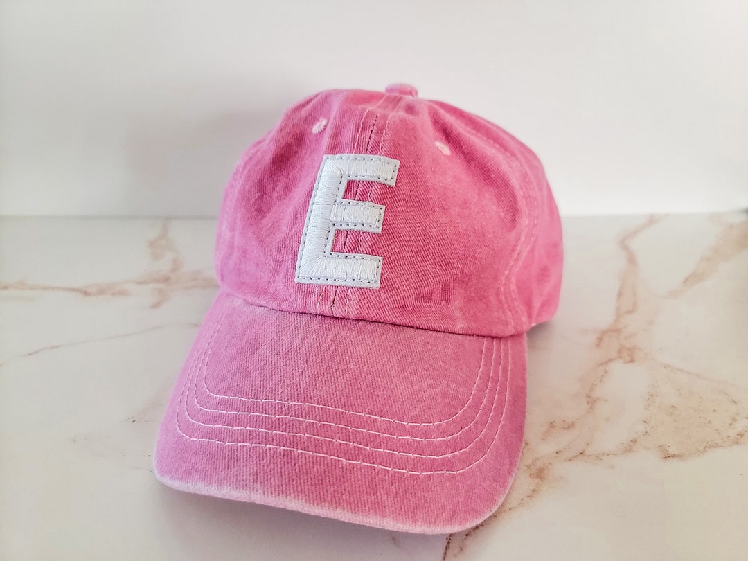 Washed Pink Kids Custom Baseball Hat Cap Children Youth Birthday Gift ...