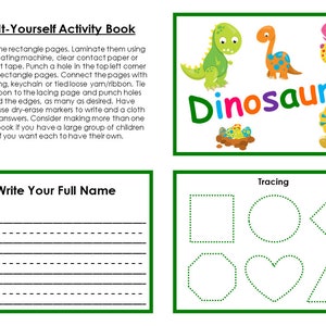 Dinosaurs Theme Lesson Plan - Etsy
