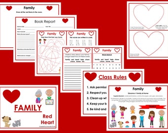 Family Theme Preschool Curriculum Printable | Homeschool Lesson Plan ...