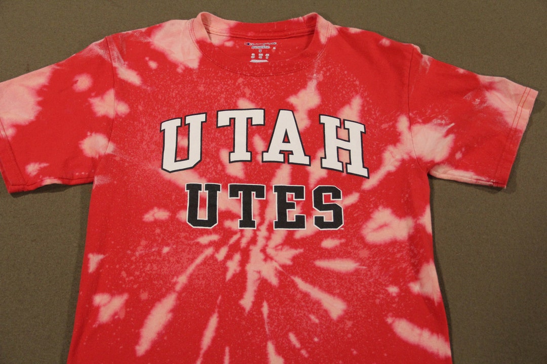 Mens Small Utah Utes Tie Dye T-shirt - Etsy