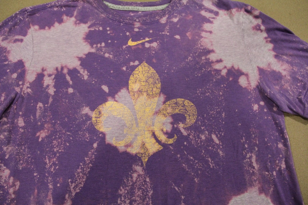 Mens Medium LSU Tie Dye T-shirt - Etsy