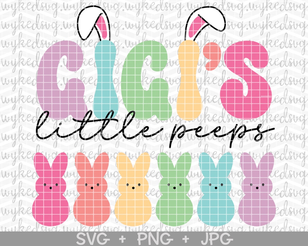 Gigis Little Peeps Svg, Sweater Sleeve Designs, Retro Easter ...