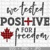 Tested Positive for Freedom Svg, Freedom Convoy 2022 Svg, Mandate ...