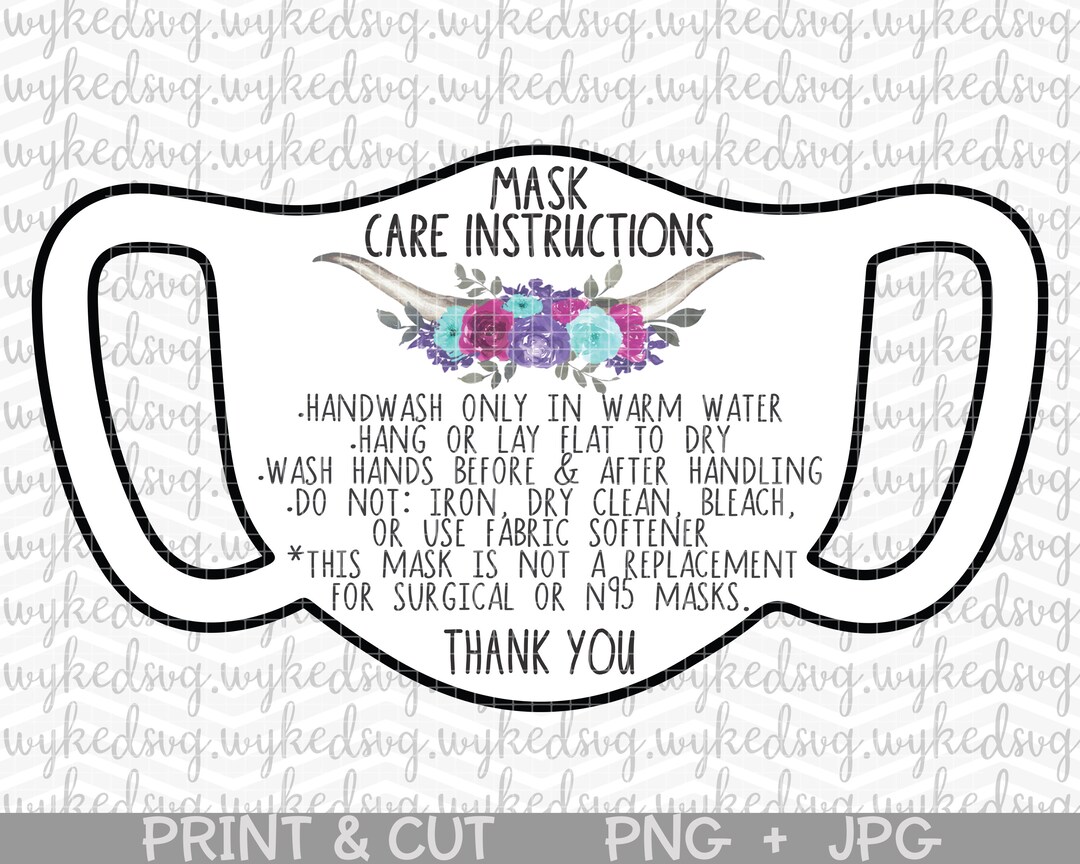 Printable Care Card, Care Card Png, Tumbler Care Card, Business Card ...