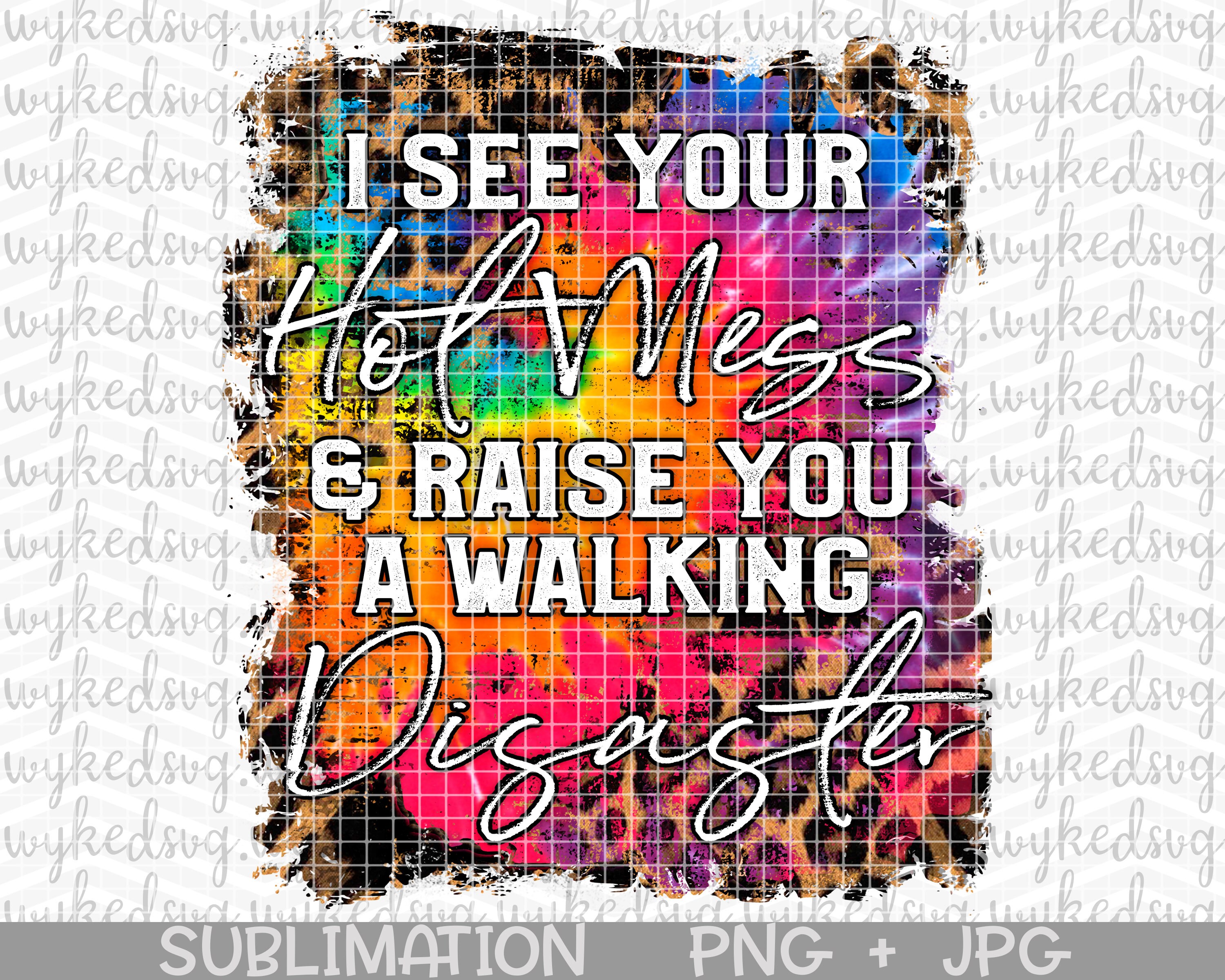 Hot Mess Png Walking Disaster Png Sublimation Png - Etsy Canada