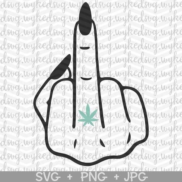 Middle Finger Quote Svg - Etsy