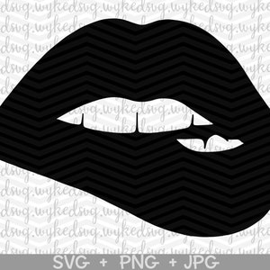 Biting Lip Svg Lip Biting Svg Sexy Svg Pretty Girl Svg - Etsy Canada