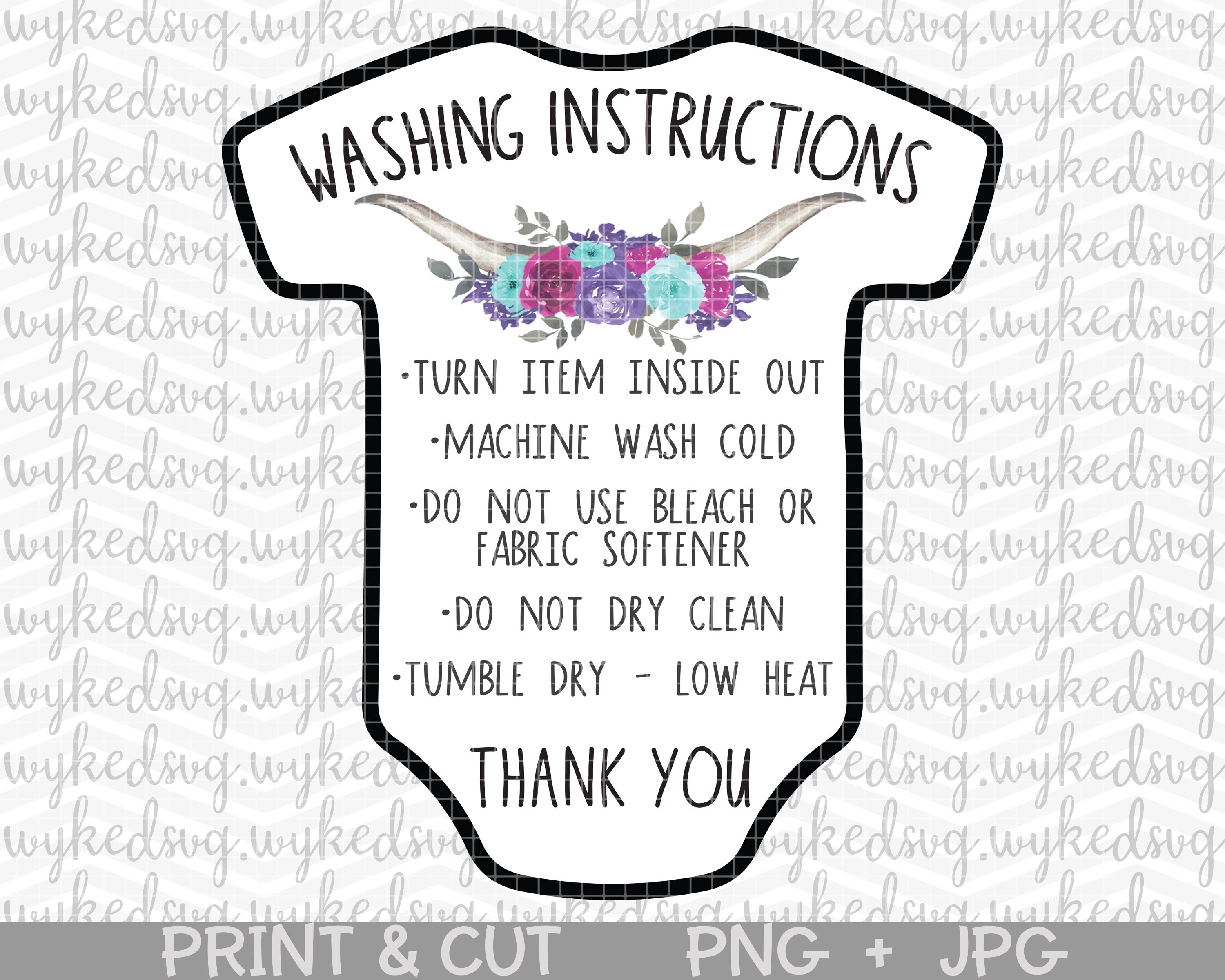 Care card bundle print and cut care card floral longhorn | Etsy